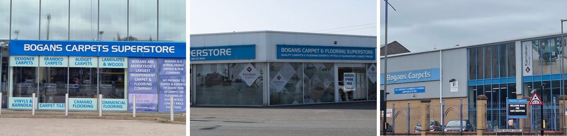 Our Showrooms | Bogans Carpets – Bogan's Carpets